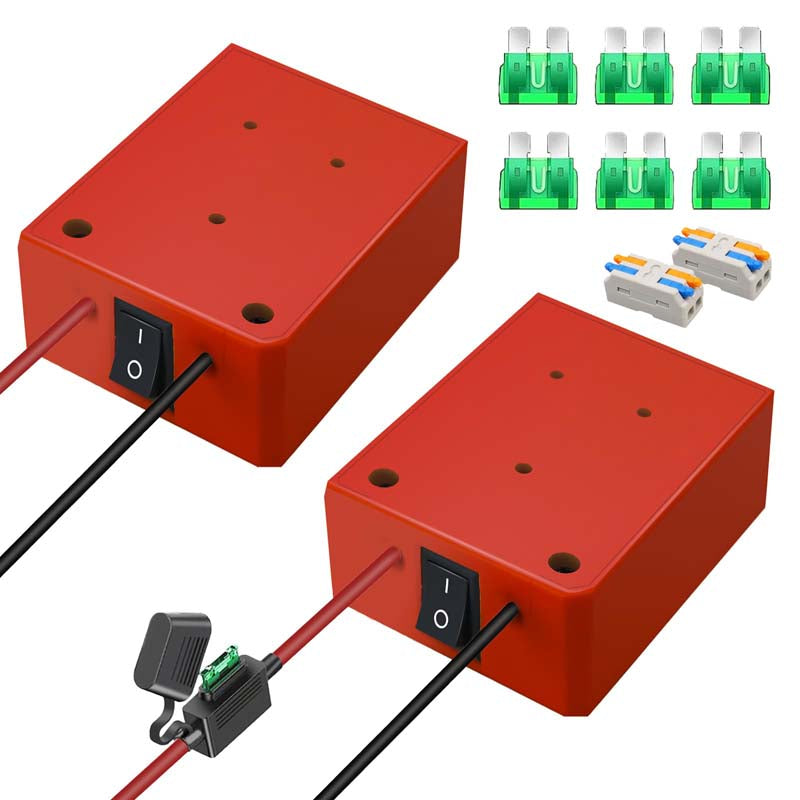 2-Pack Upgraded Milwaukee M18 Battery Power Wheels Adapter | Powuse