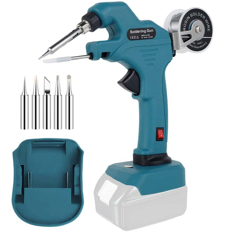 30W Lead Free Cordless Soldering Gun Powered by Makita Battery - Powuse