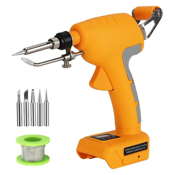 75W LCD Cordless Soldering Iron Kit Powered by Dewalt 20V Max Battery ...