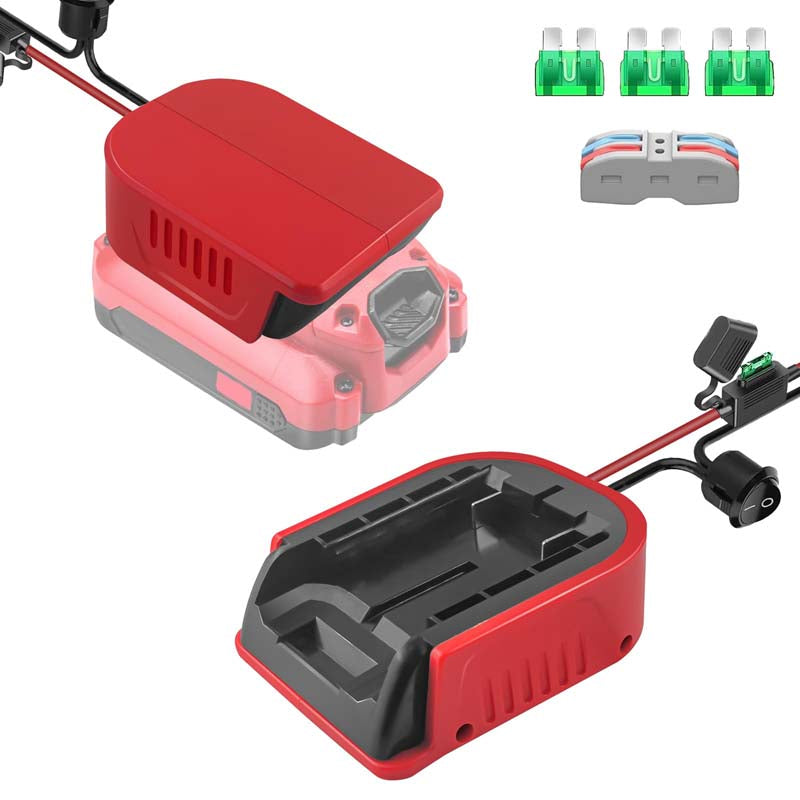 Craftsman 20V Battery Power Wheels Adapter with Switch & Fuse | Powuse