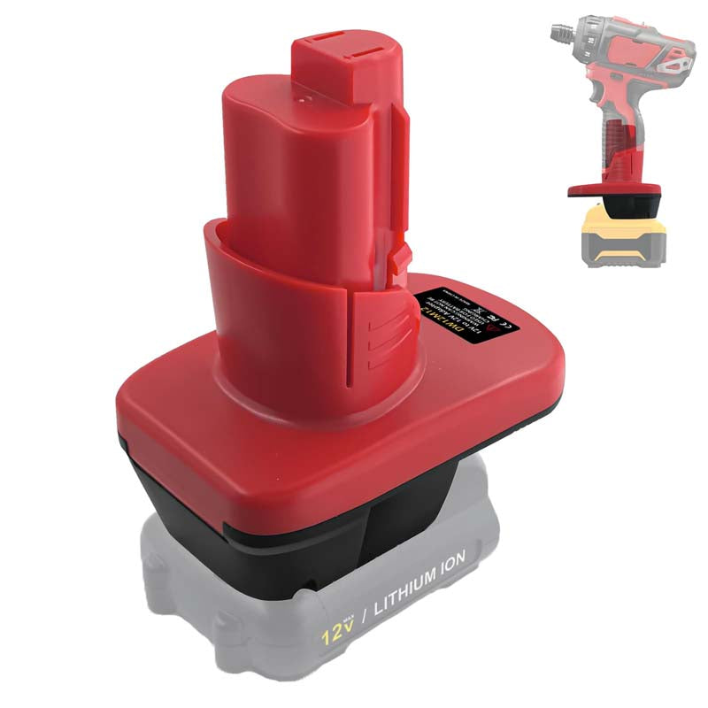 DeWalt 12V to Milwaukee 12V Battery Adapter - Powuse