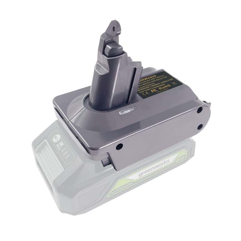 Greenworks 24V to Dyson V6 Battery Adapter | Powuse