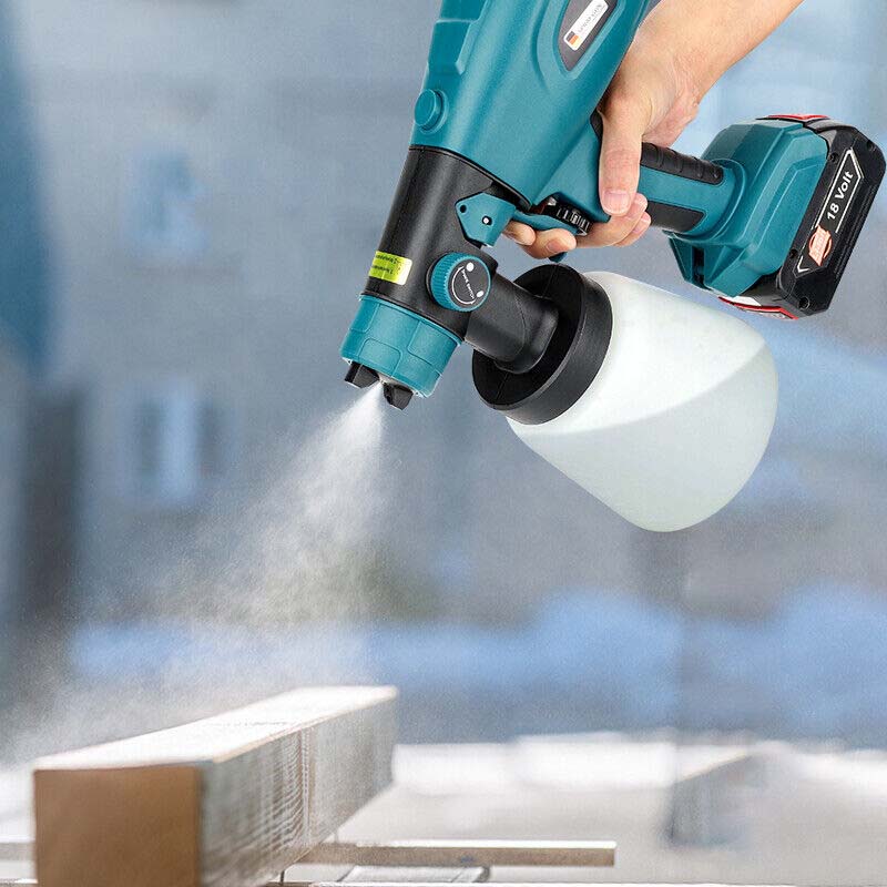 Handheld Cordless HVLP Paint Sprayer Powered by Bosch Battery - Powuse