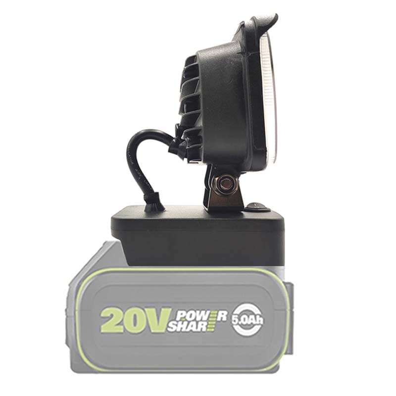 1200LM Cordless LED Worklight Powered Worx & Kress 5PIN 20V Li-Ion ...