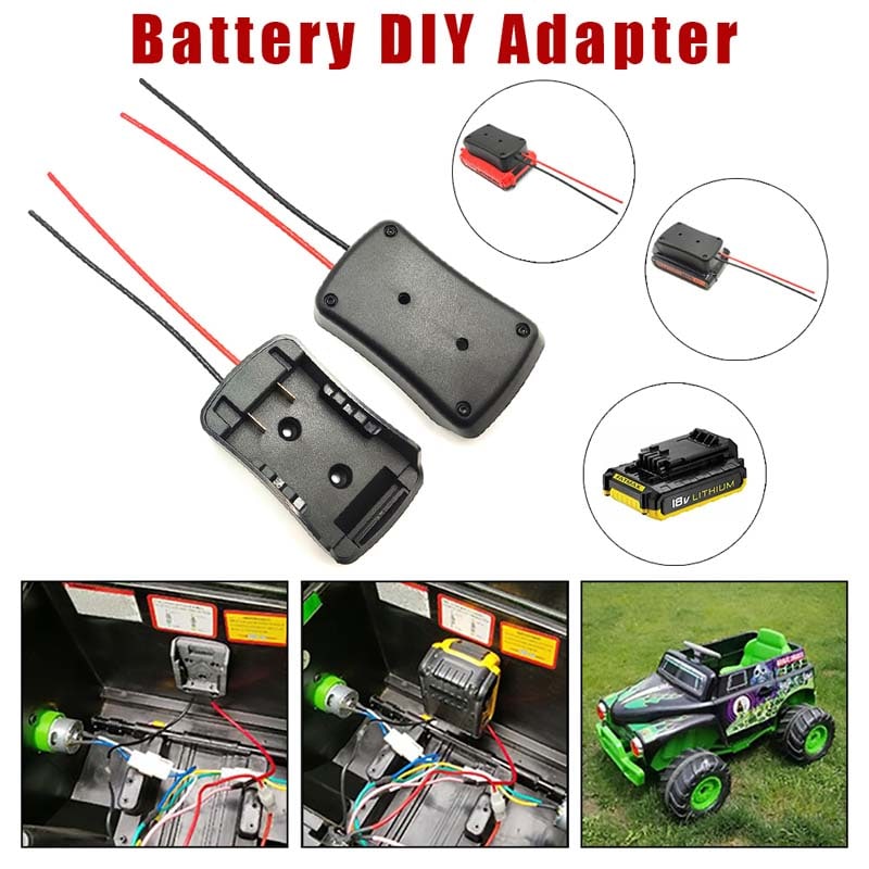 Black+Decker/Porter-Cable/Stanley 18V Battery Power Wheels Adapter | Powuse