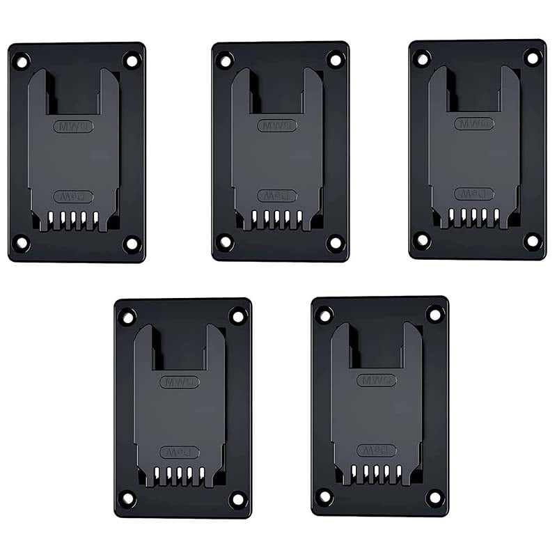 5-Pack 2-in-1 Dewalt/Milwaukee 18V Cordless Power Tool Holder Mounts ...